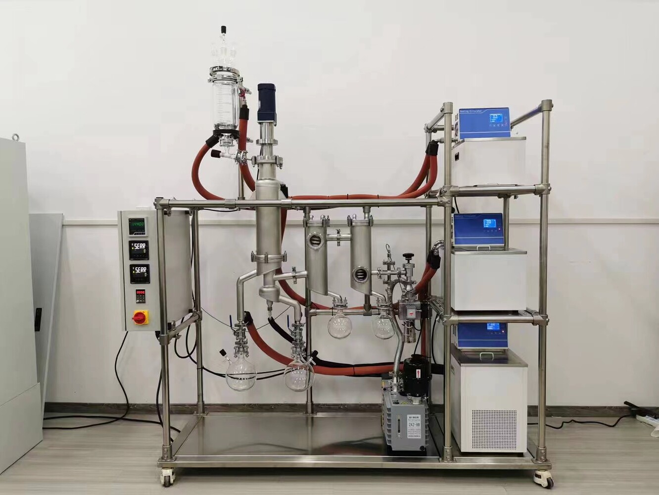 Wiped film distillation system ,glass and stainless steel ,which one is ...