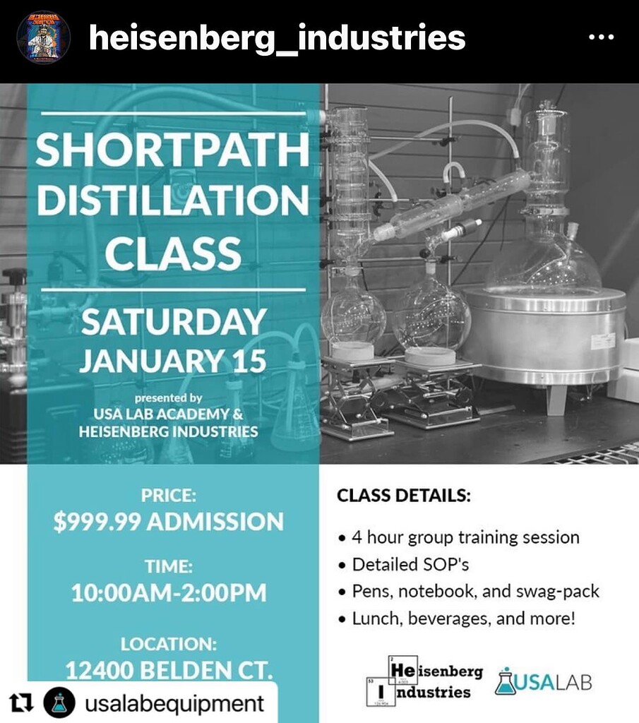 SPD Classes at USA Labs taught by Heisenberg_Industries - Events ...