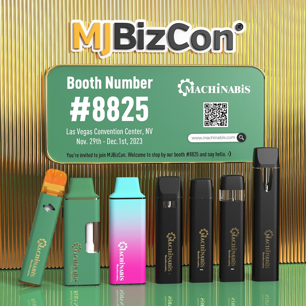 Las vegas MJBizCon CBD Expo(Free samples of CBD vape) - Vape Carts ...