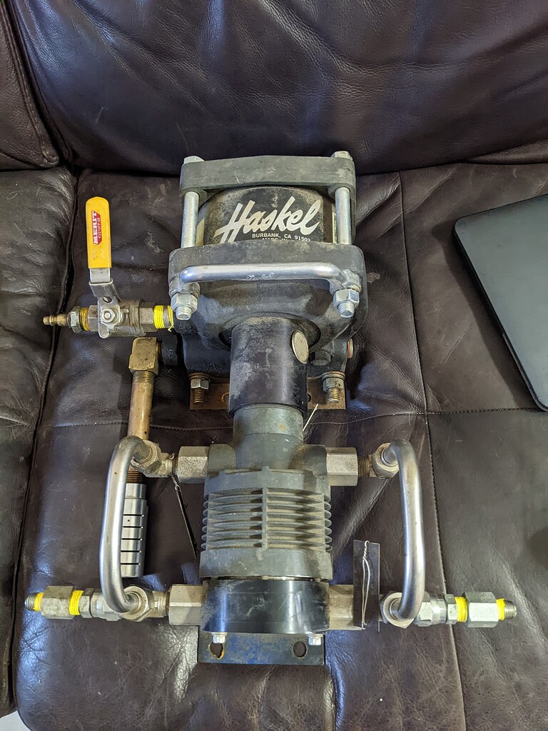 FS: Haskell EXT-420 pneumatic butane/propane recovery pump - For Sale ...