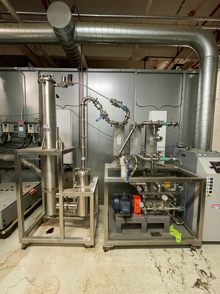 Delta Separations Falling Film Evaporator FFE- 60 Gal - For Sale ...