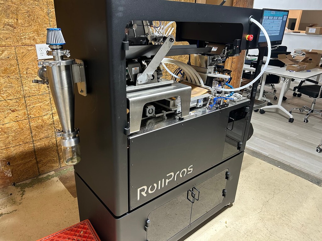RollPros Blackbird Pre-Roll Machine White Labeling in California - CannaBusiness - Future4200
