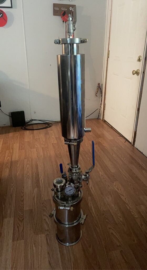 1lb passive closed loop extractor plus 2 extra 1/4lb columns ...