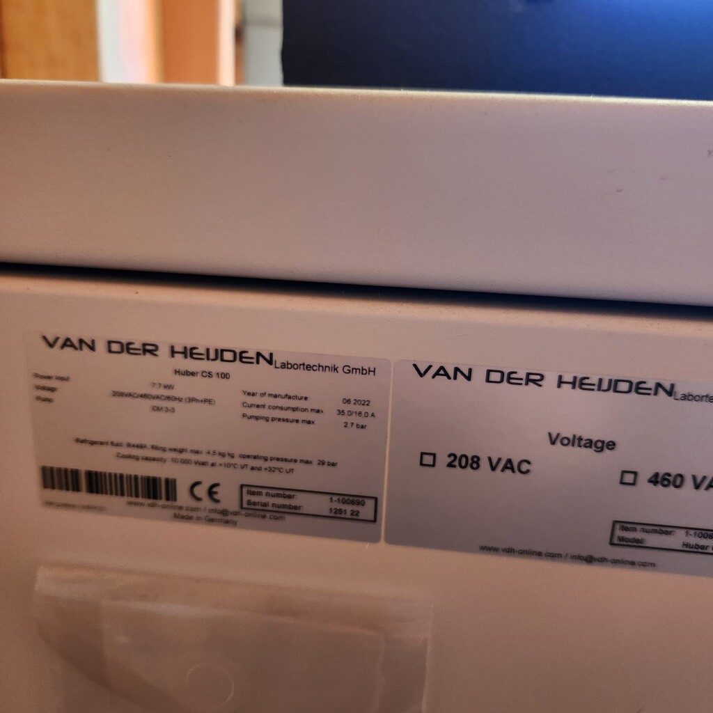 Huber CS100 Chiller For Sale - Equipment For Sale - Future4200