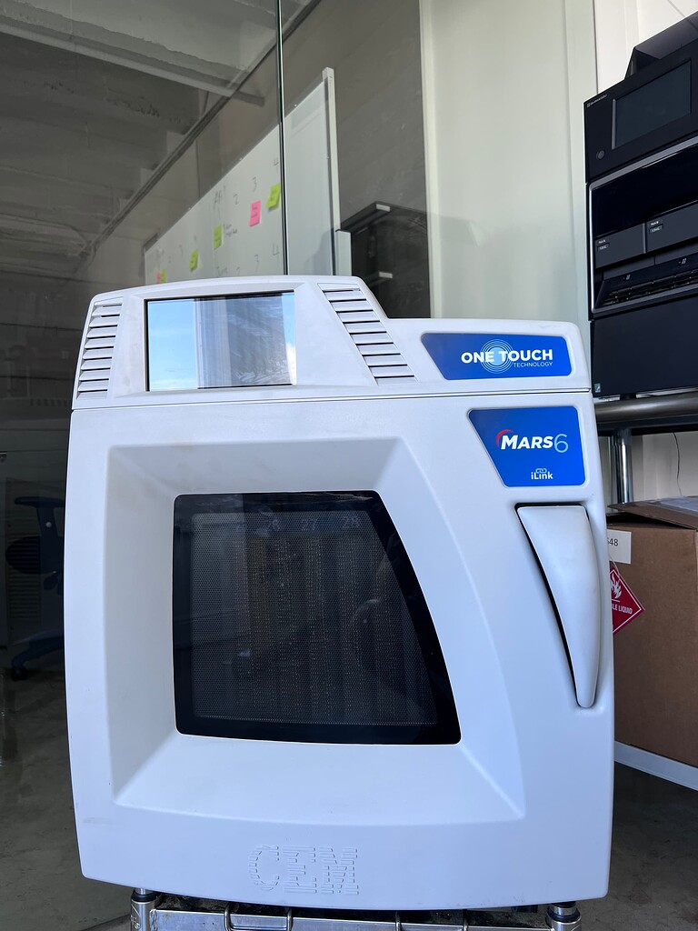 Microwave digestion system CEM, MARS 6 - Equipment For Sale - Future4200