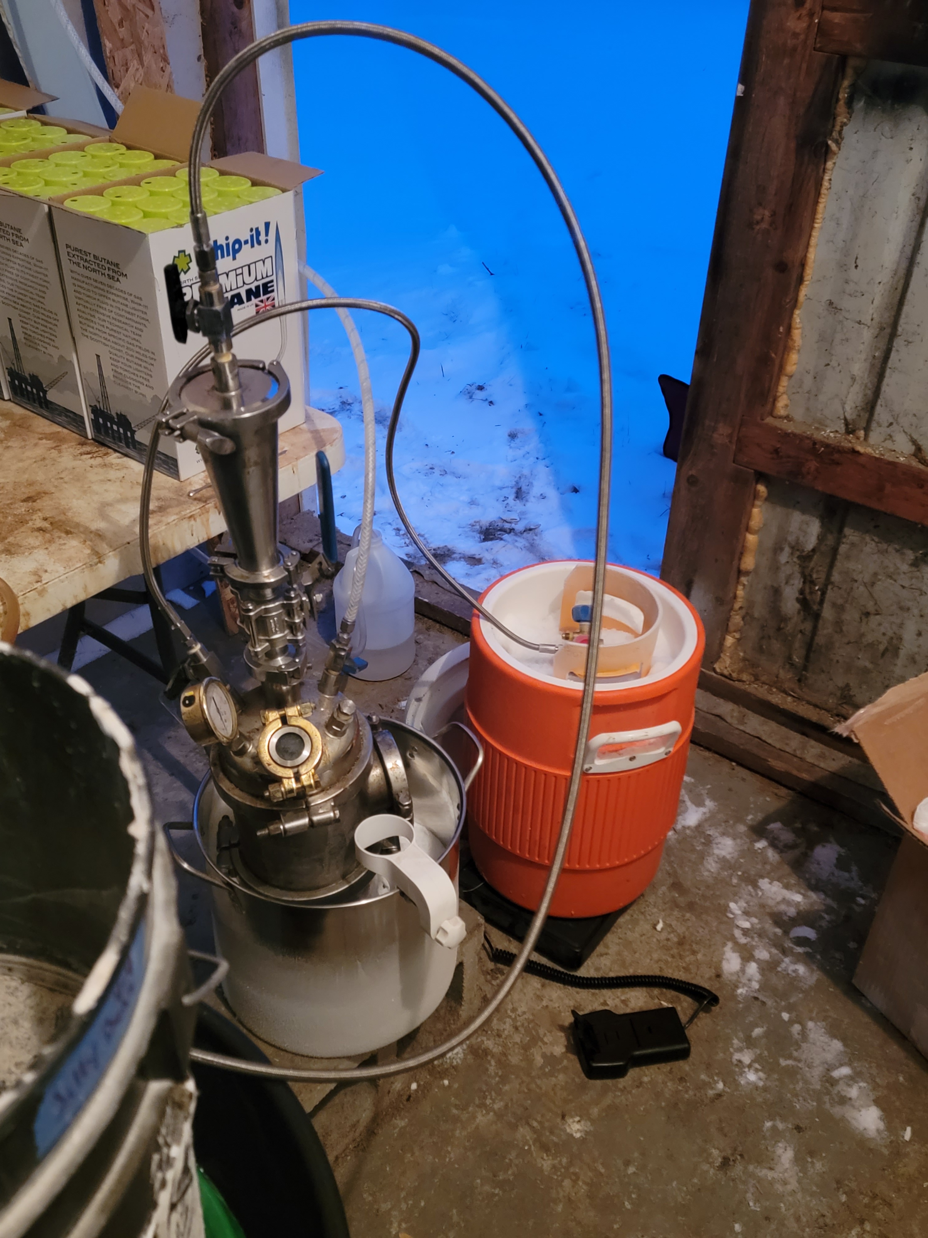 Flow rate from solvent tank - Extraction - Future4200