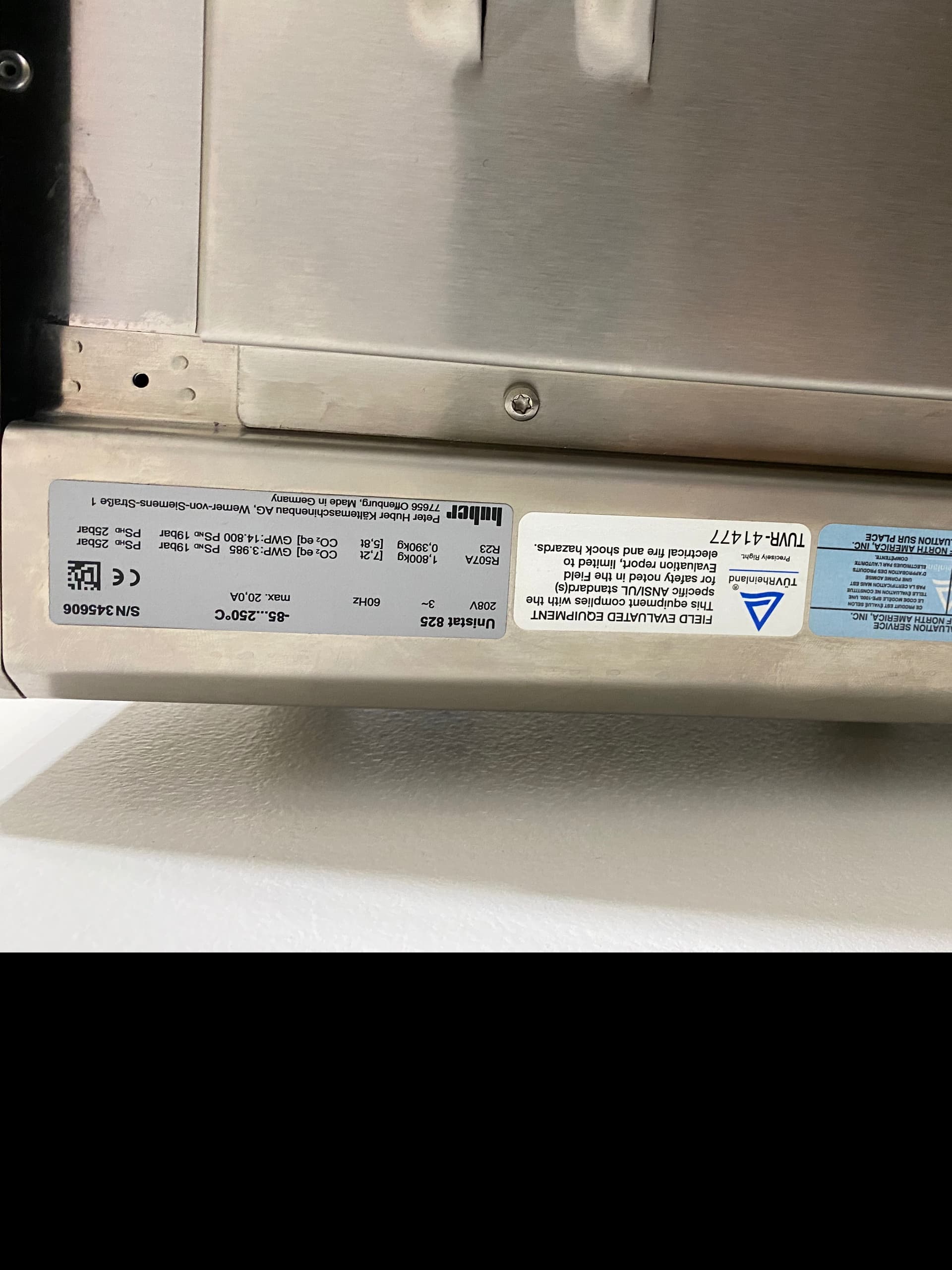 HUBER Unistat 825 - For Sale - Future4200