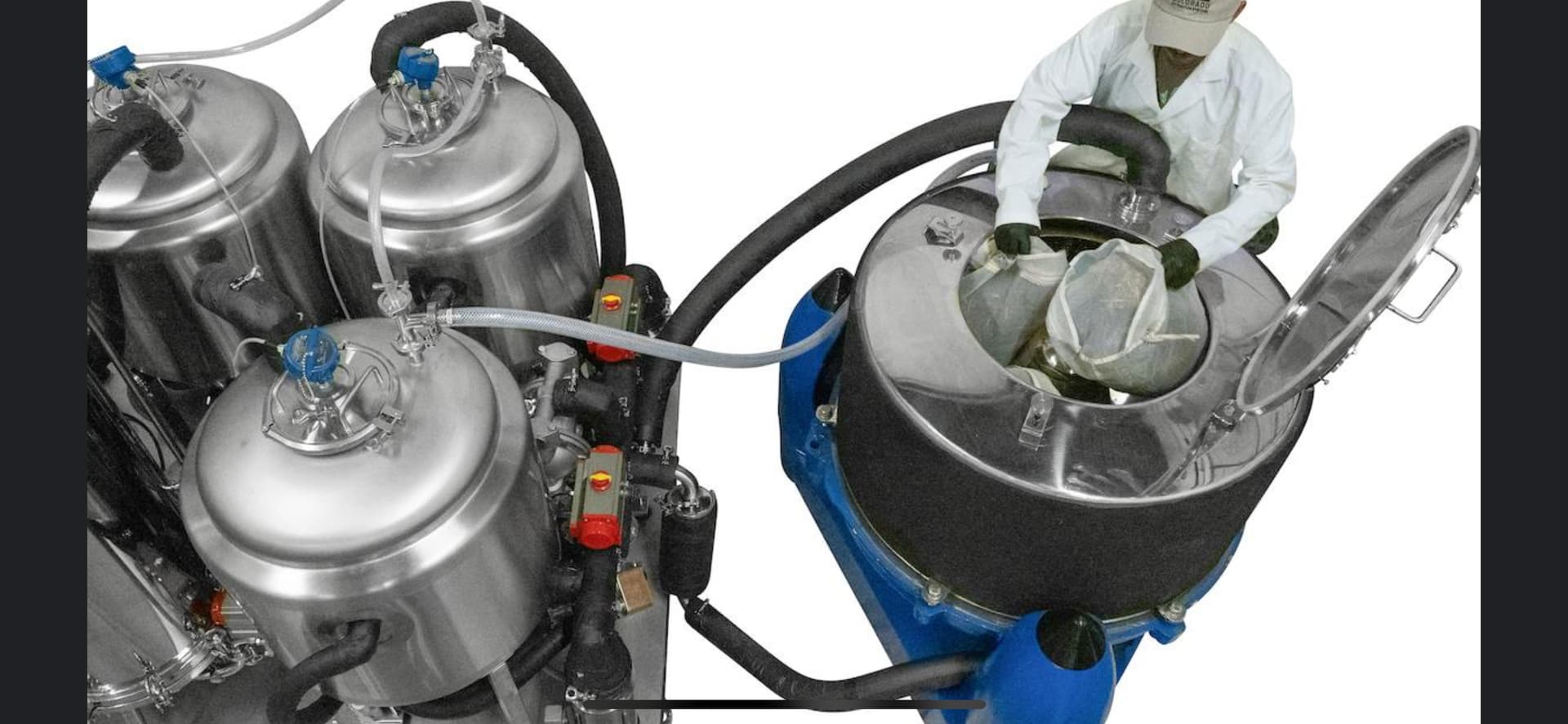 Cryo Ethanol extraction skid w/centrifuge touch screen - Equipment For ...