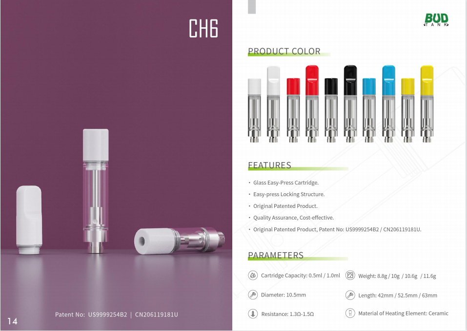 Full Ceramic Easy-press 510 cartridges - Cart Peddler - Future4200