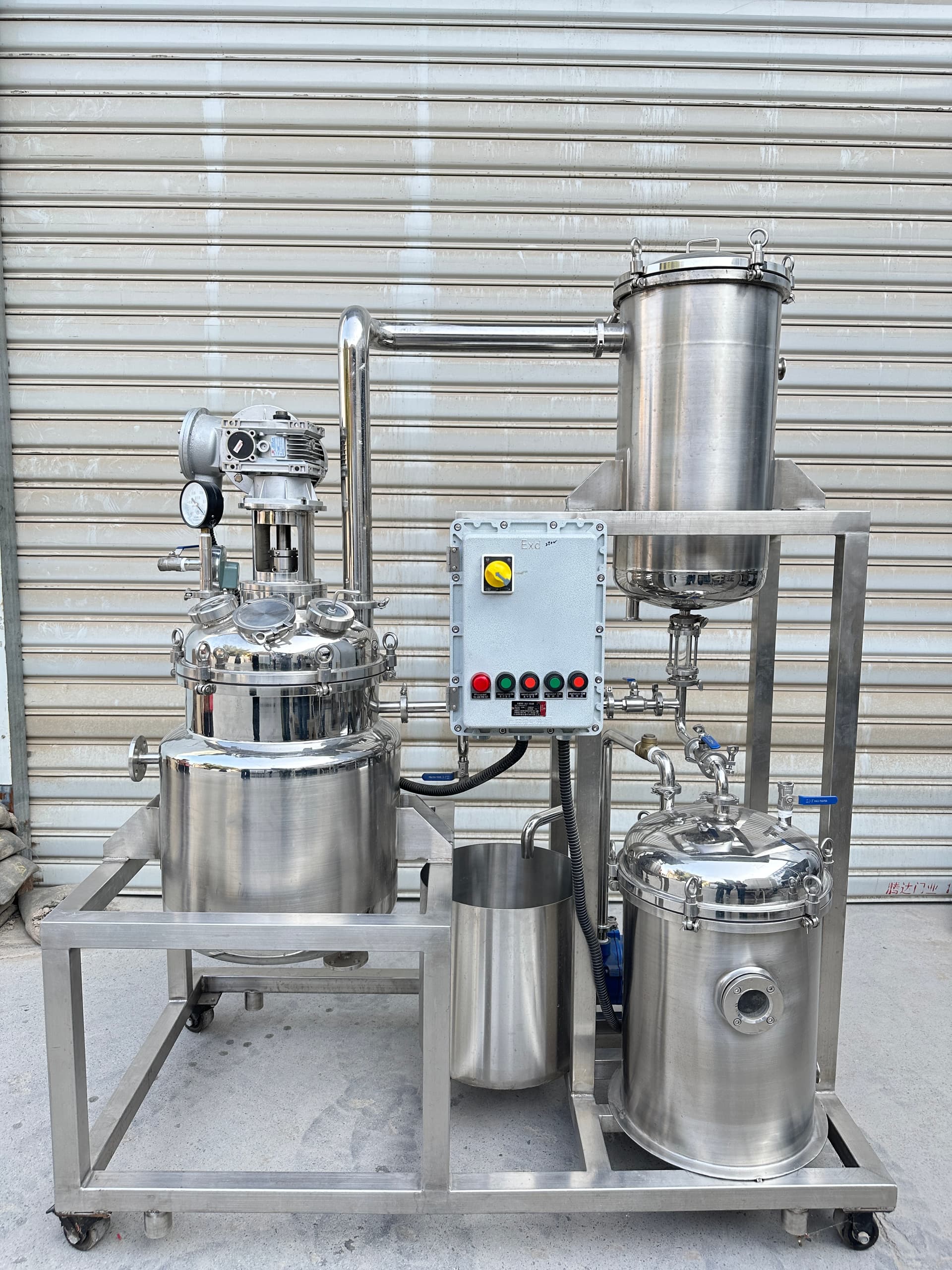 Decarburization, decarboxylation, crystallization, isolate, dewaxing ...