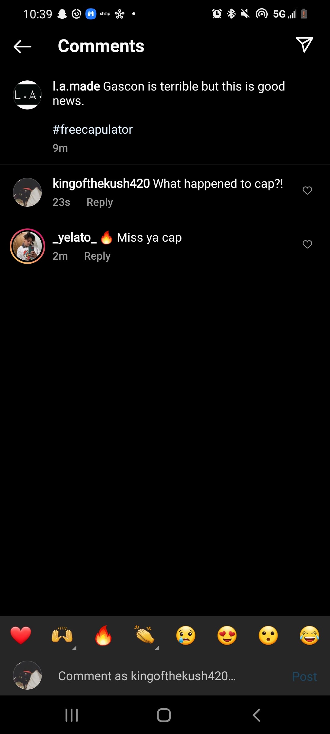 Anyone know what happened to Capulator on IG? - Ground Up - Future4200