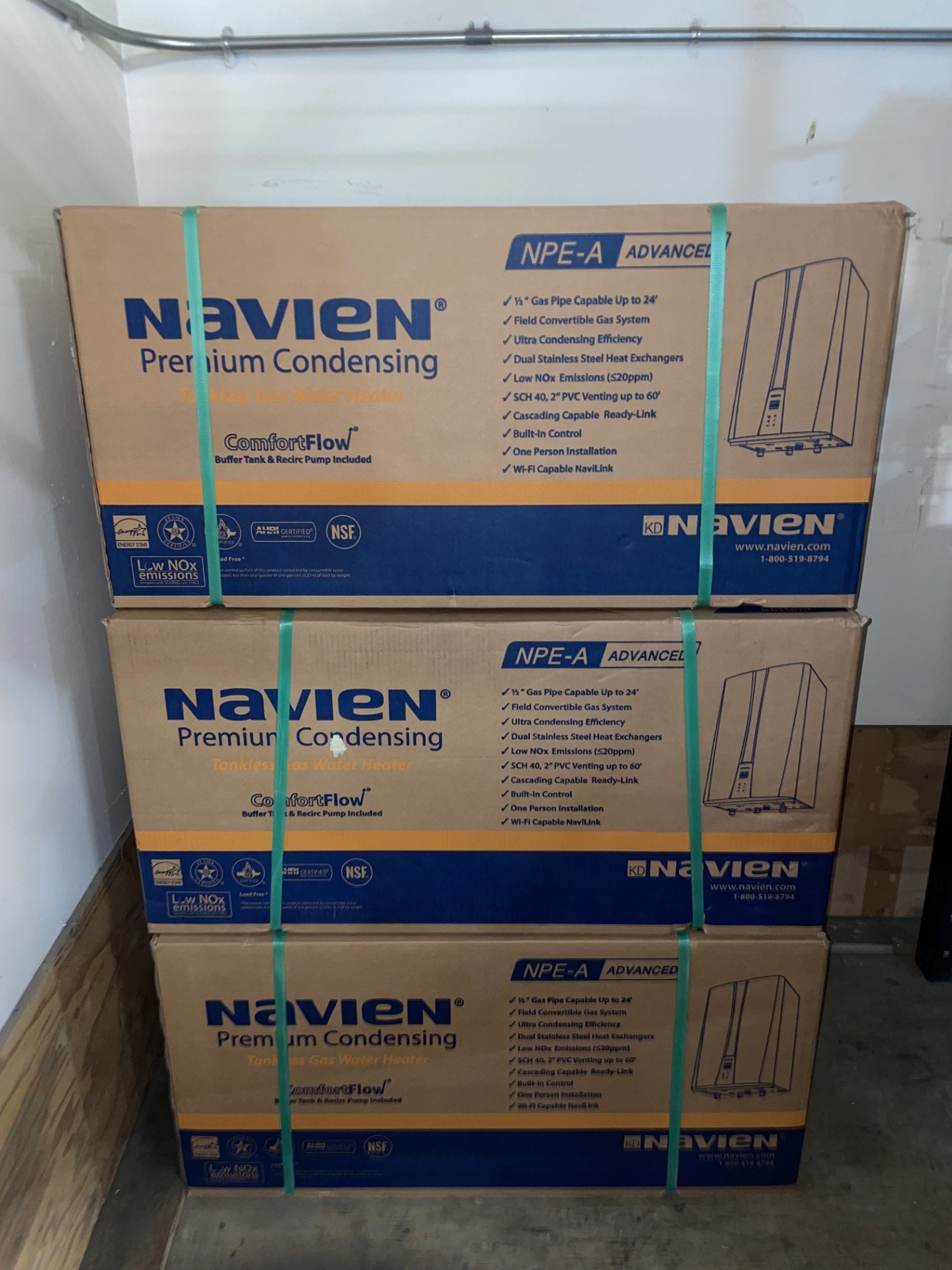 Navien NPE-240A2 - 99,000 BTU Indoor / Outdoor Advanced High Efficiency ...