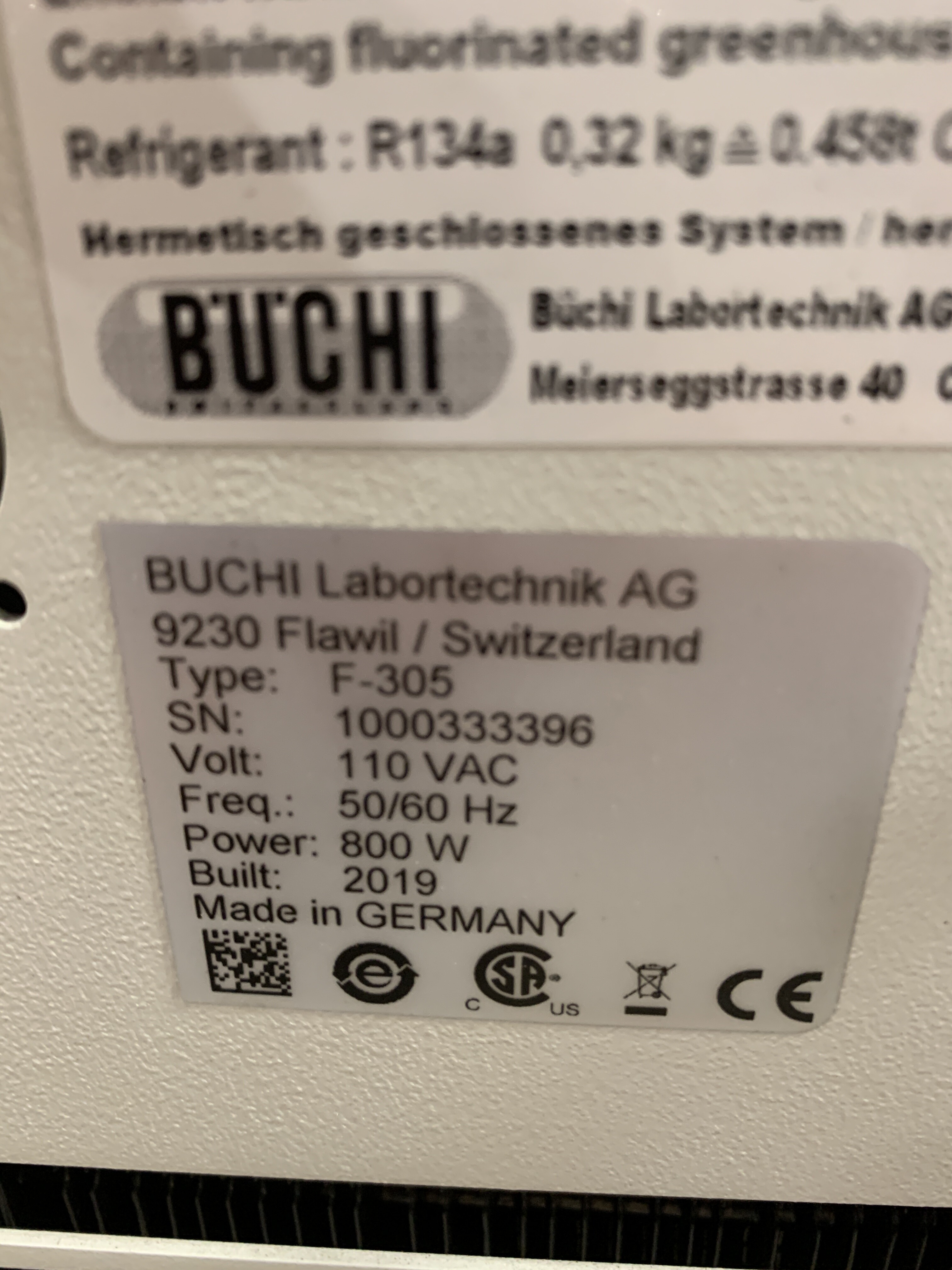 Buchi F-305 Chiller SOLD - For Sale - Future4200